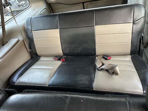 2005 Ford EXCURSION Eddie Bauer Black & Tan Factory OEM Leather Seats 3 ...
