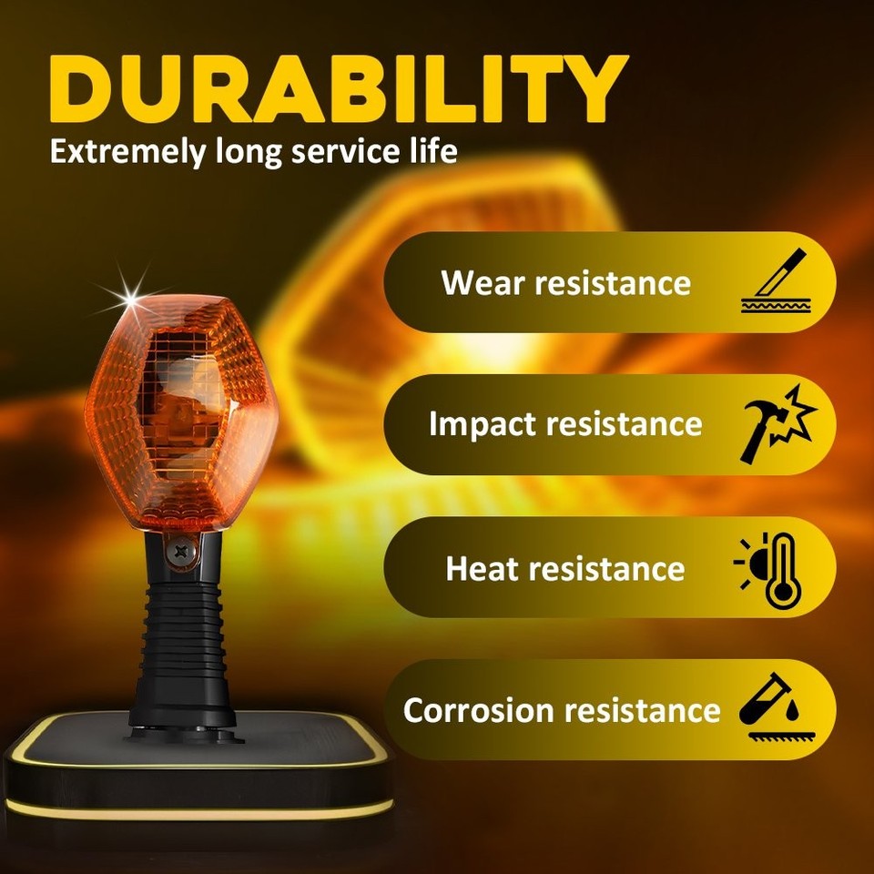 2-20PC Turn Signal Amber Blinker Light for Suzuki SFV 650 Gladius 2009 ...