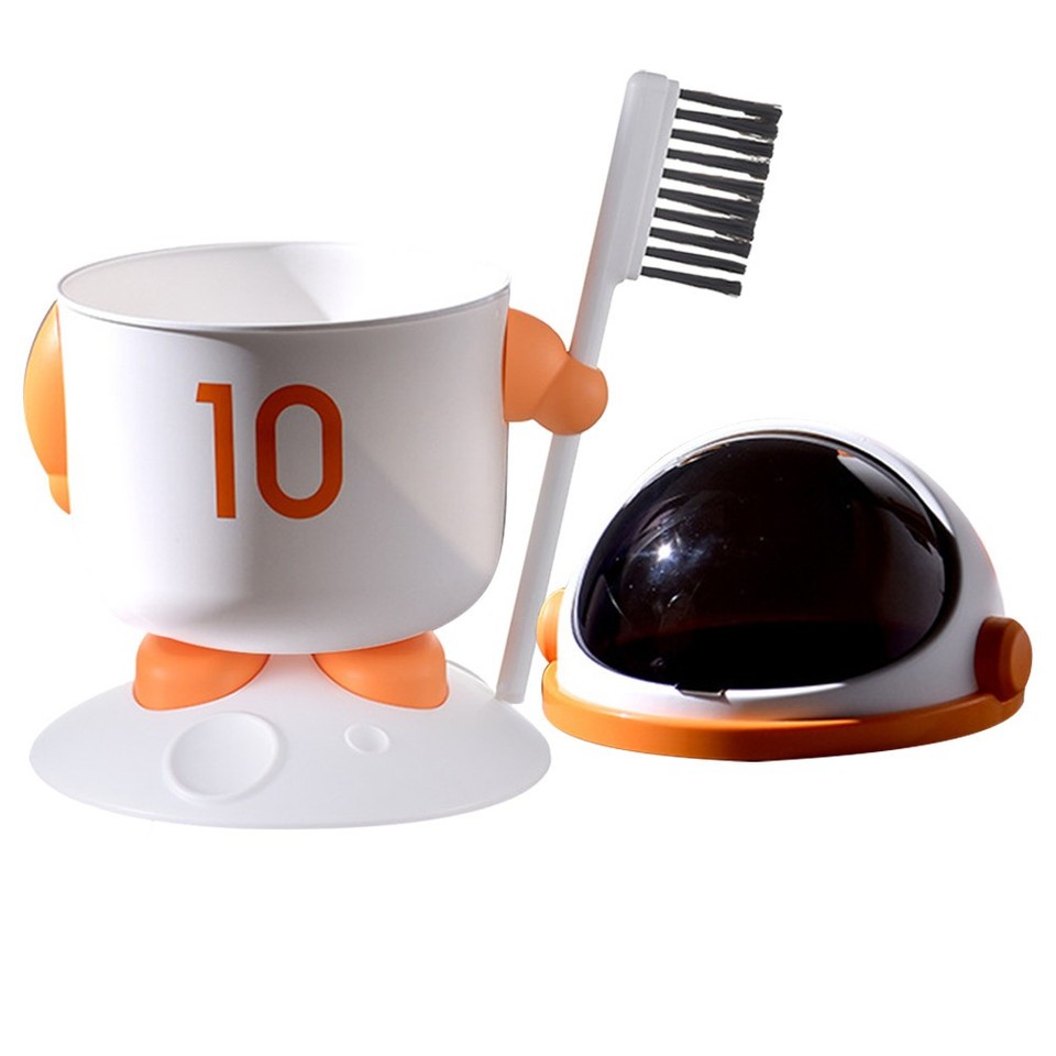 Practical Desktop Trash Can Cartoon Garbage Bin Astronaut Desktop Trash ...