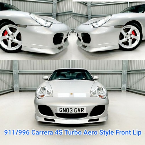 01-05 Porsche 911 996 Turbo Carrera 4S Aero Style | Front Lip Splitter ...