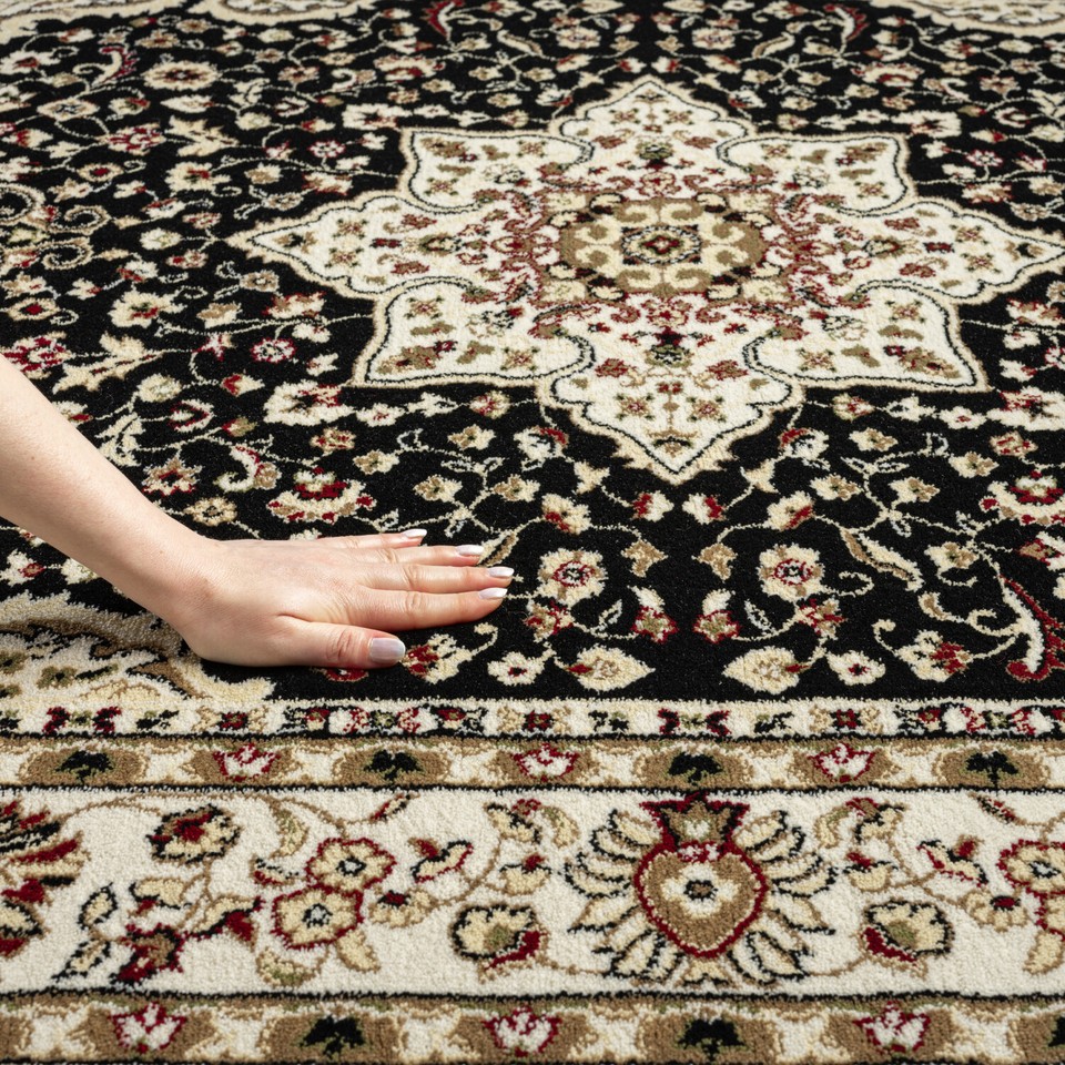 Non Slip Large Traditional Rugs Living Room Bedroom Carpet Hallway ...