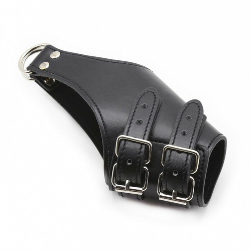 PU Leather Ankle Wrist Suspension Hanging Handcuffs Restraint Bondage ...