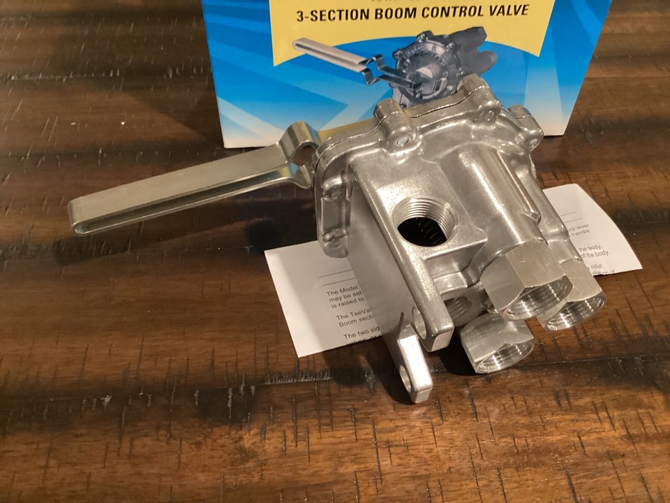 TeeJet TeeValve 3-Section Manual Boom Control Valve 3/4" Inlet AA17 | eBay