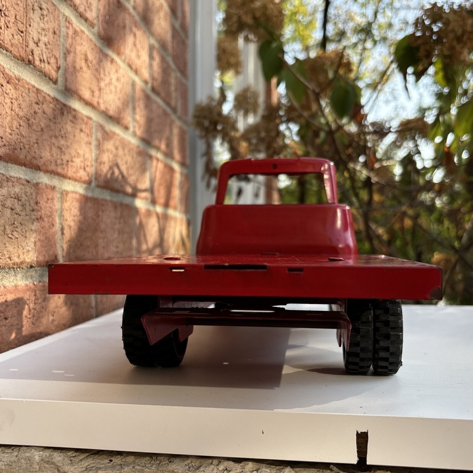 VINTAGE 1950/60'S PRESSED STEEL STRUCTO LIVESTOCK STAKE Ford TRUCK ...