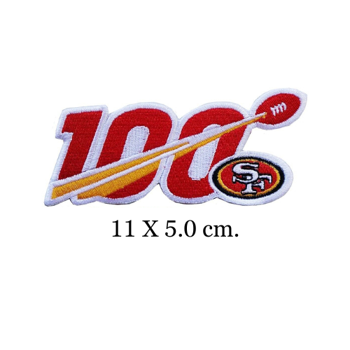 San Francisco NFL 49ers 11x5.0cm Patches Embroidery Iron on, sewing on ...