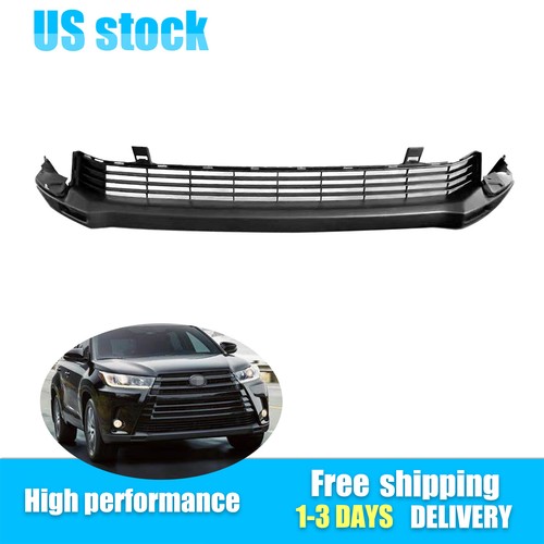 Fits 2017 2018 2019 Toyota Highlander Front Bumper Cover Lower Grille ...