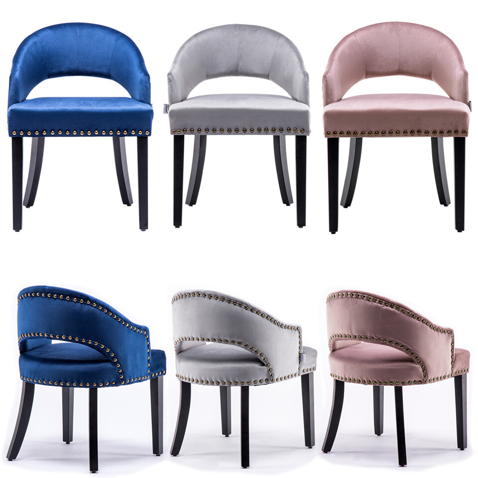 Velvet/Fabric Dressing Table Chair Vanity Stool Piano Stool Dining ...