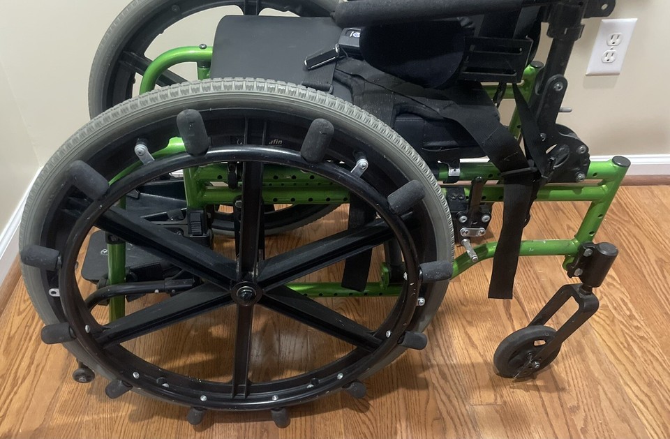 Numotion Quickie Special Needs Pediatric Adjustable Manual Green ...