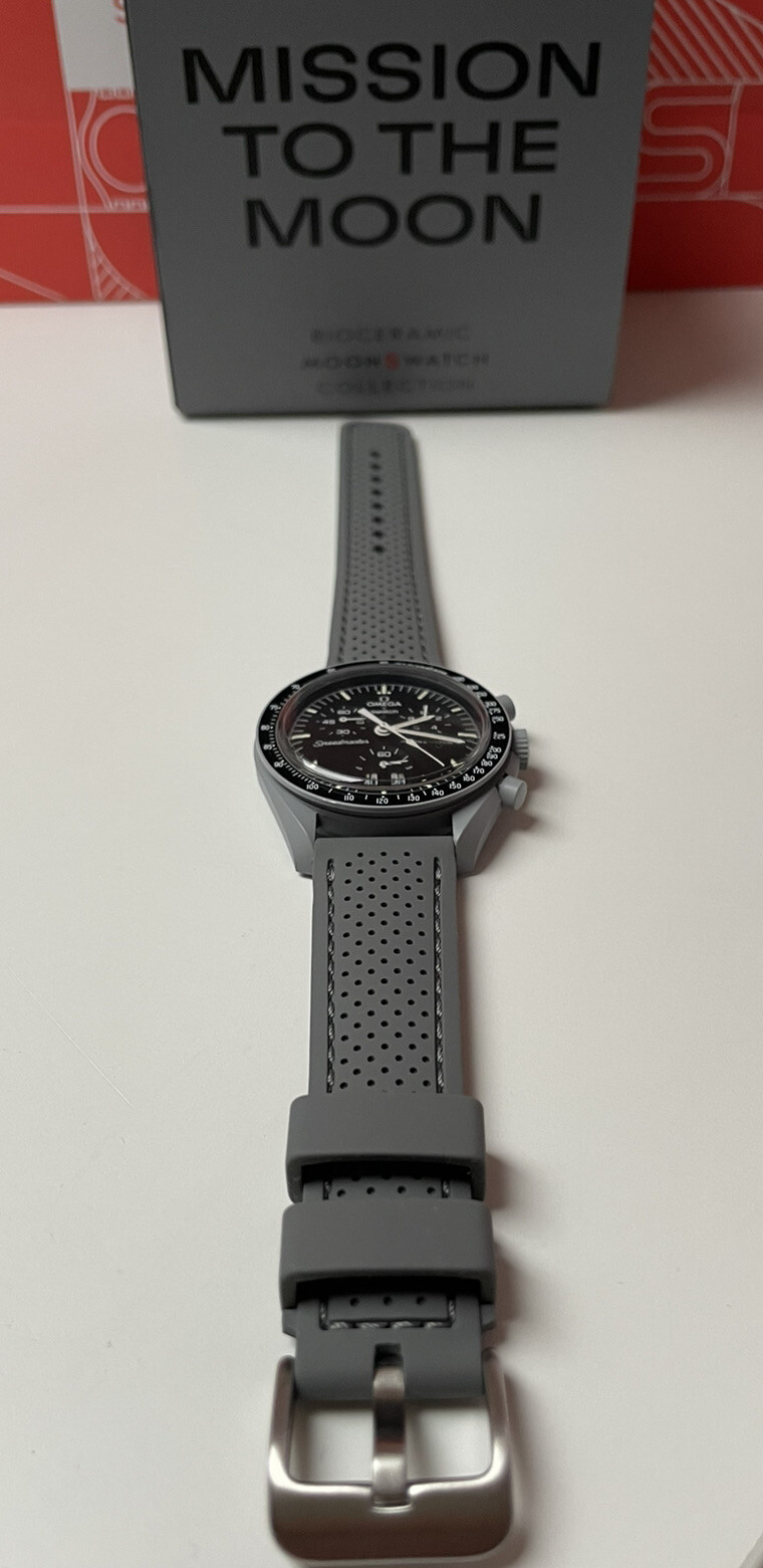 Omega x Swatch - Moonswatch - PREMIUM GREY MISSION TO MERCURY/MOON ...