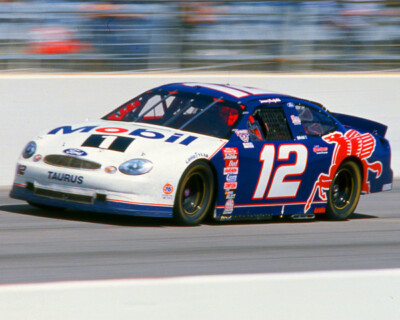 JEREMY MAYFIELD 1998 #12 MOBIL 1 FORD ON TRACK AT DARLINGTON 8X10 ...