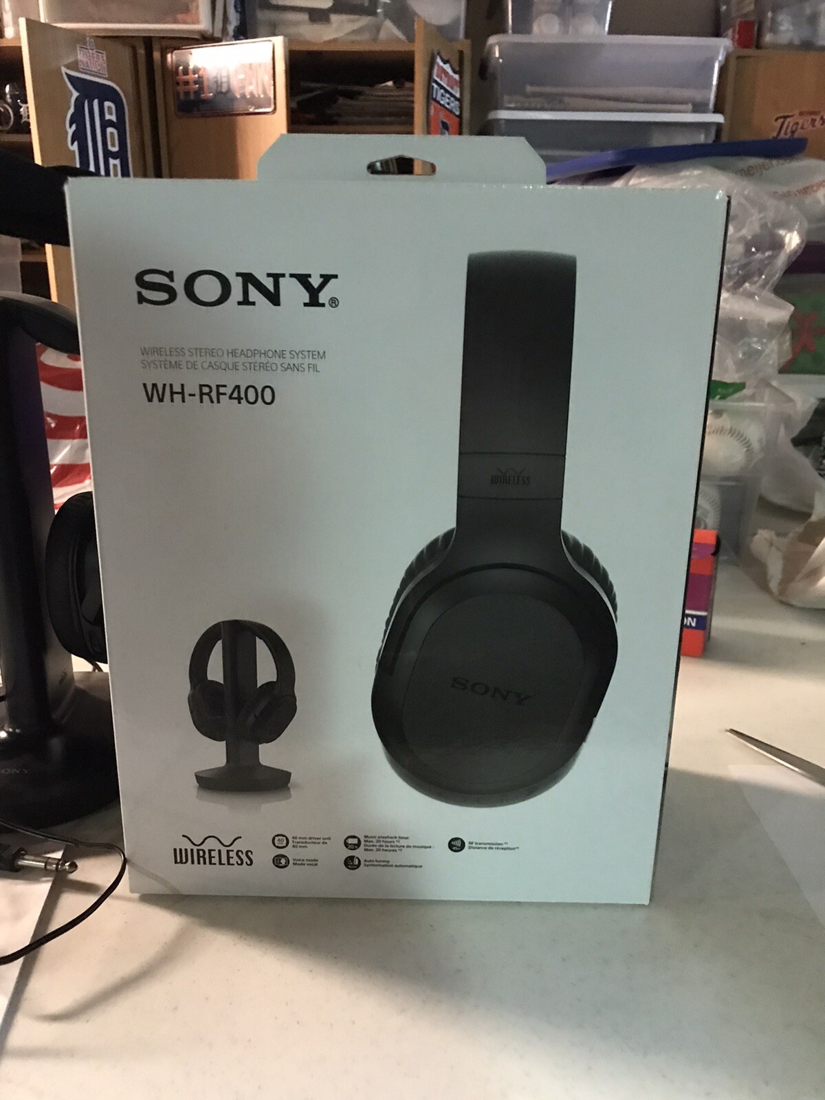 Sony RF400 Wireless Home Theater Headphones - Black | eBay