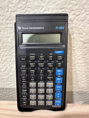 TI-35X Texas Instruments Calculator - Works - With Case EUC | eBay