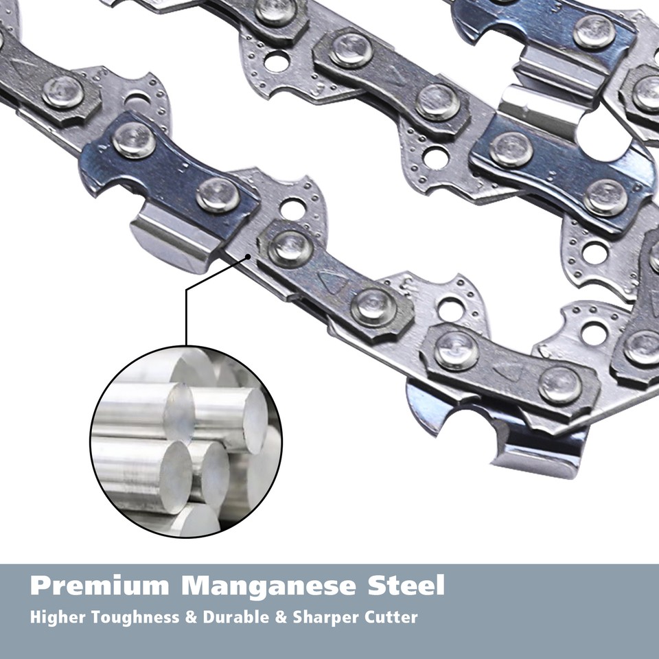 3Pack 16" inch Chainsaw Saw Chain 3/8"LP .043 Gauge 55DL Fit for Stihl ...