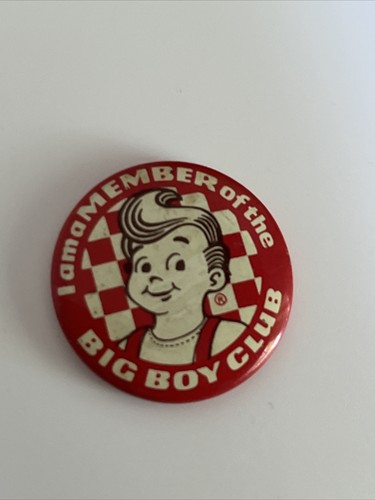 Big Boy Club Member Button 1960's | eBay