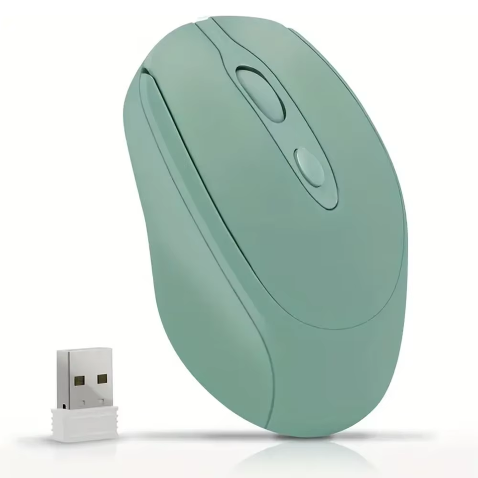 Rechargeable Wireless Computer Mouse 2.4G Bluetooth-Compatible Wireless ...