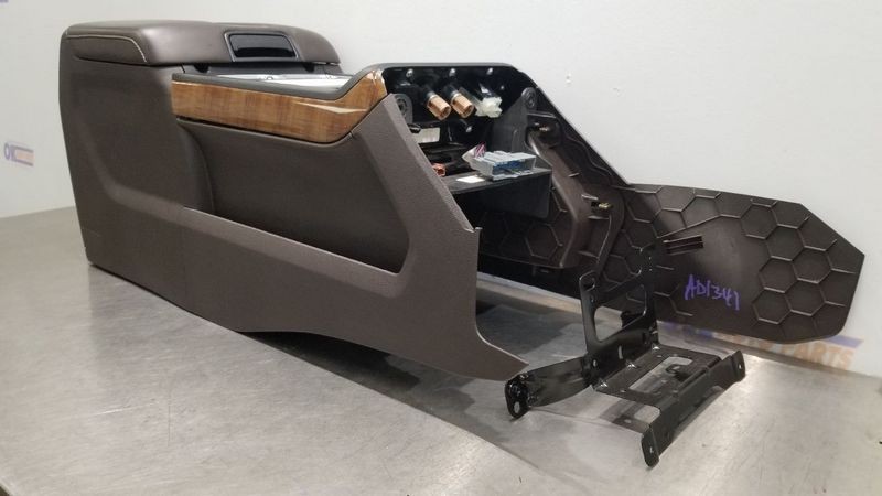 2014-2015 Chevy Silverado 1500 Pickup Front Floor Center Console Black ...
