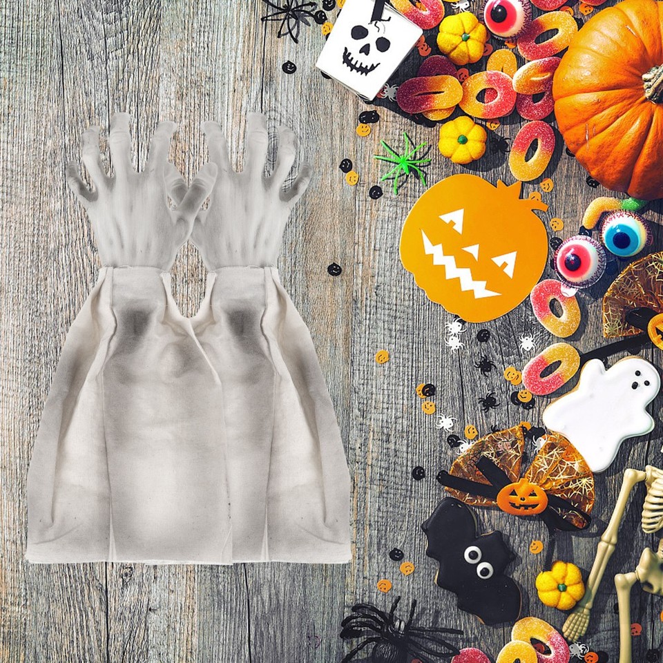 Halloween Outdoor Party Decorations Scene Fake Human Hands Finger ...