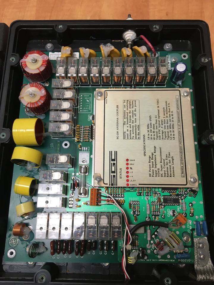 SGC SG-230 Smartuner HF SSB Radio 1.8-30 MHz Antenna Tuner Coupler ...