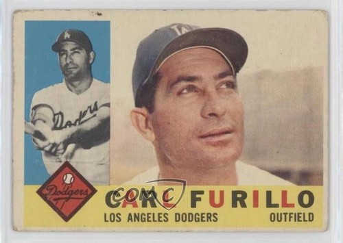 1960 Topps Carl Furillo (Gray Back) #408 | eBay