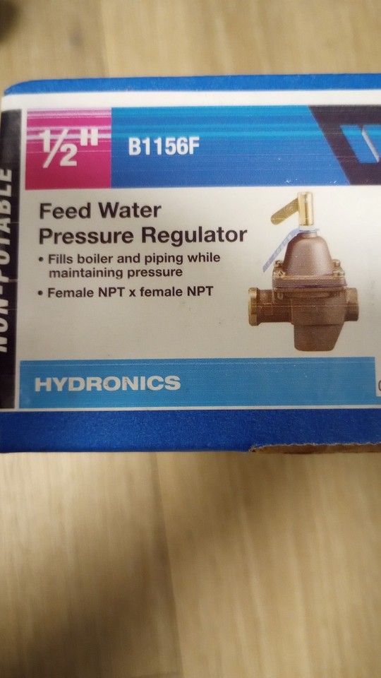 WATTS 1/2" B1156F Feed Water Pressure Regulator EDP# 0950000 | eBay