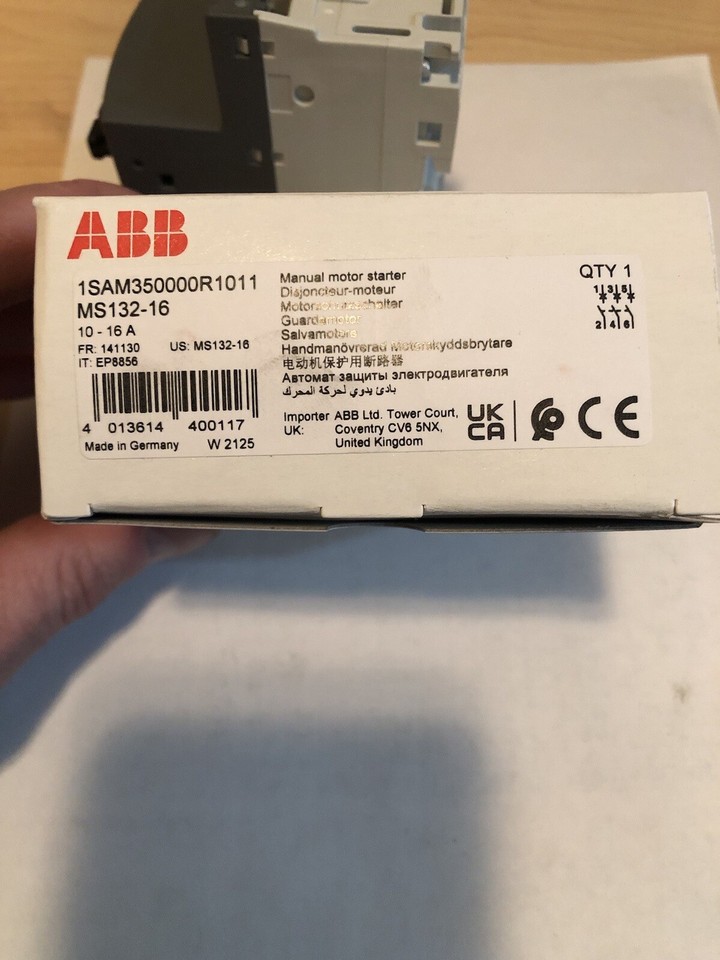 1PC NEW MS132-16 motor protective circuit-breakers ABB US Free TAX # | eBay