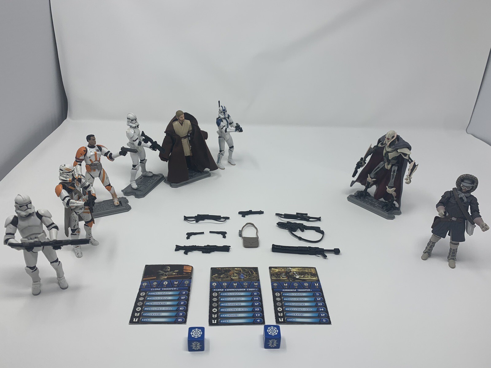 STAR WARS Galactic Battle Game Phase II Trooper, ROTS Lot + HAN SOLO ...