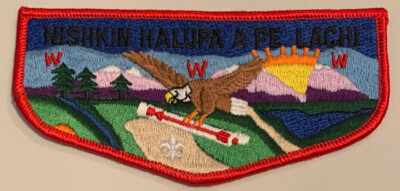 Order of the Arrow Nishkin Halupa A Pe Lachi Lodge 489S18 Rare Flap ...