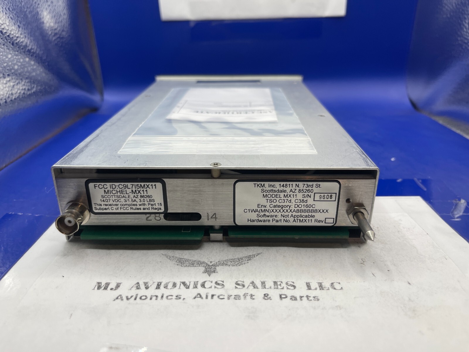 TKM MX 11COMM 14 VDC P/N MX 11 WITH FAA FORM 8130-3 | eBay