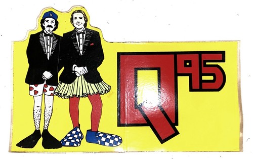 Vintage Q95 WFBQ Indianapolis Bob & Tom Bumper Sticker | eBay