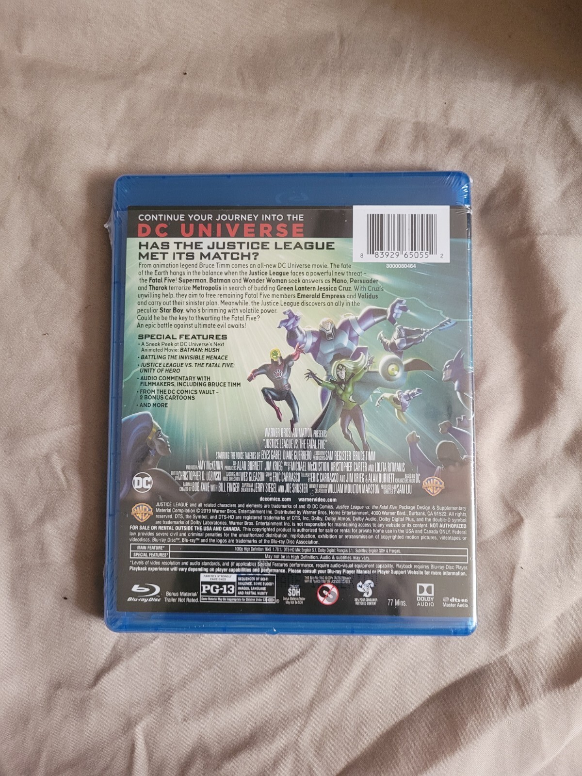 Justice League vs. The Fatal Five [Blu-ray] 883929650552 | eBay