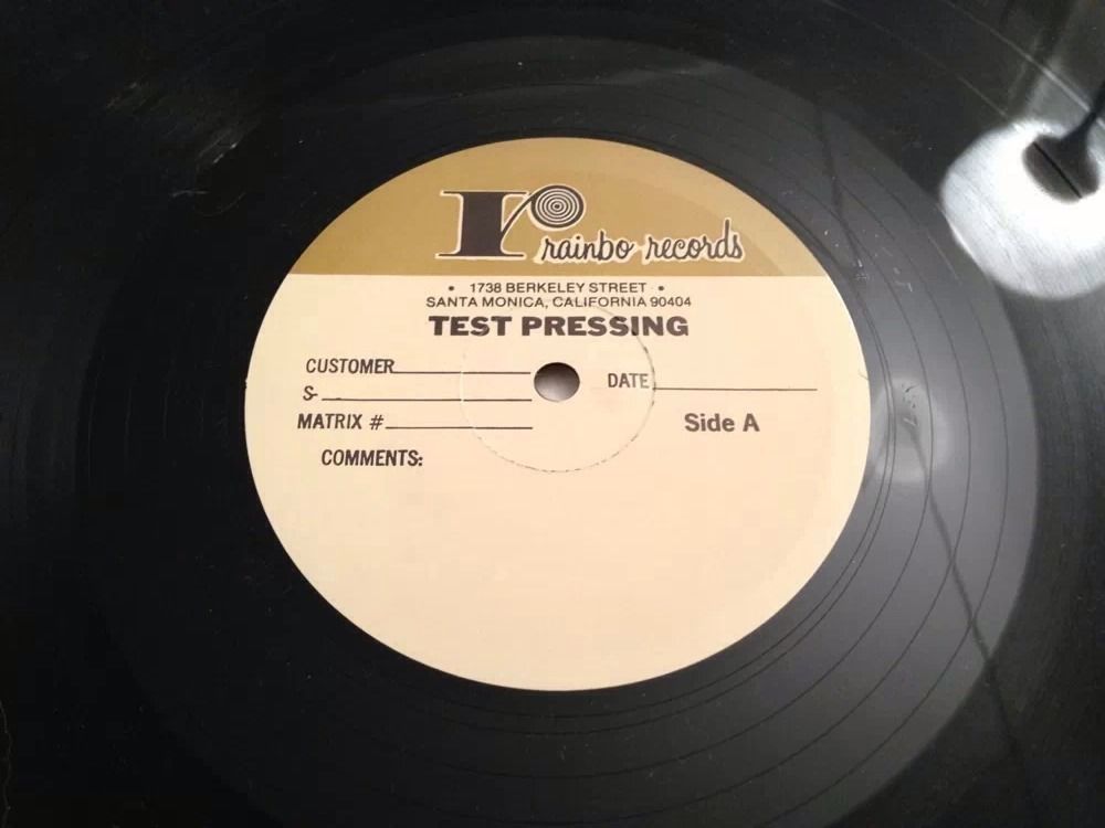 Glee Club Test Pressing Vinyl LP Record Government Issue GI John Stabb ...