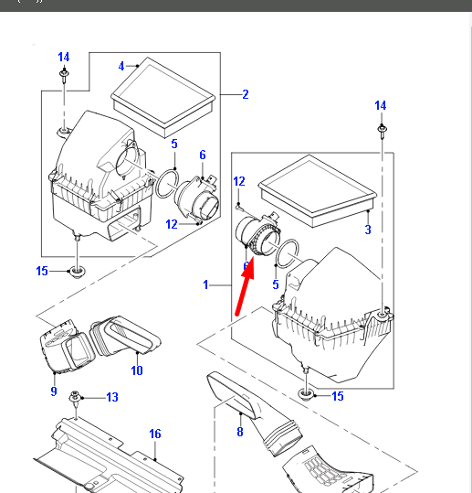 OEM Jaguar F-pace X761 Air Flow Meter C2D19537 Genuine for sale online ...