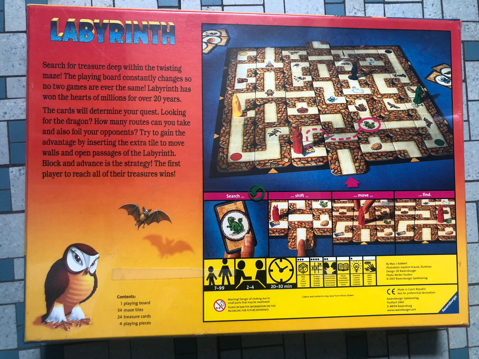 Ravensburger Labyrinth Family Board Game Maze 2007 for sale online | eBay