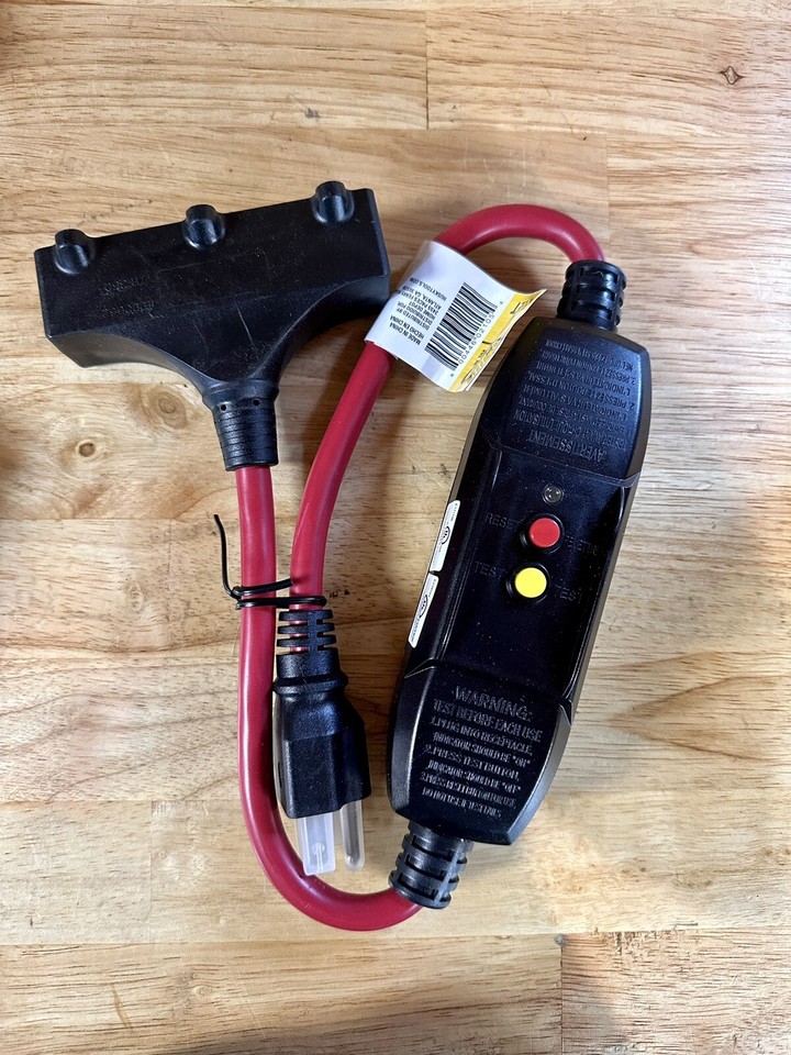 New Husky 15 Amp In-Line GFCI with Power Block | eBay