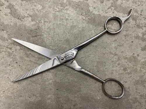 Vintage Solingen Pearl Duck Scissors Dubl Stainless Steel Barber ...