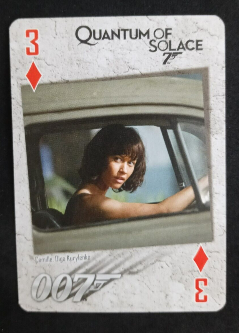 2008 James Bond 007 Quantum of Solace Playing Card 3 Diamonds | eBay