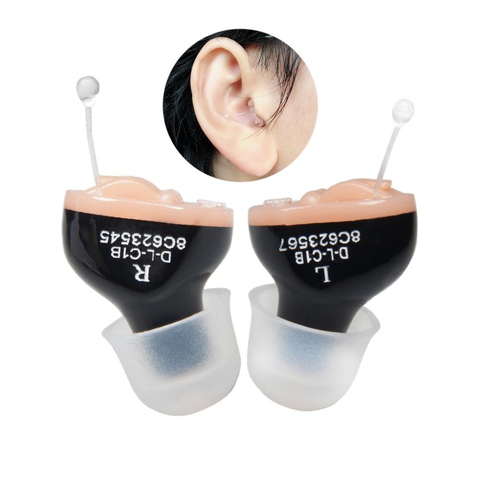 1pc/2Pcs Mini Ear Hearing Aids Invisible Digital Enhancer Sound Voice ...