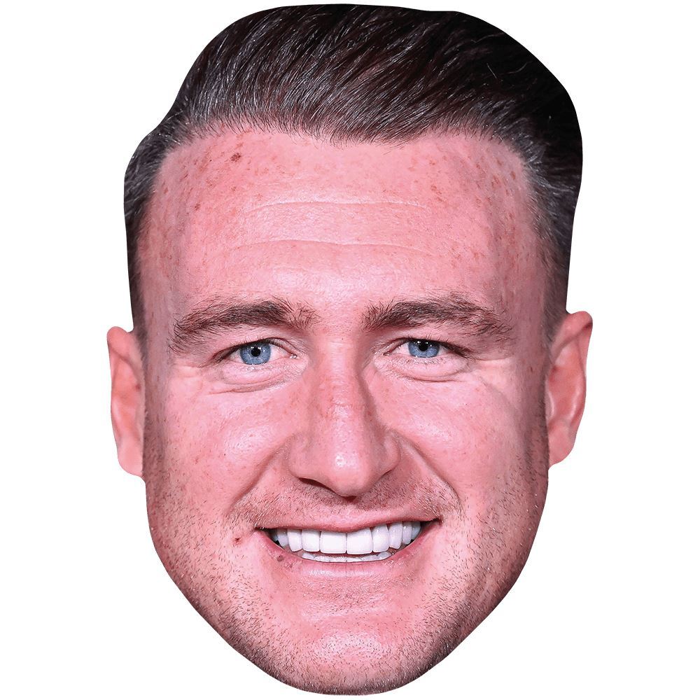 Stuart Hogg (Smile) Celebrity Mask, Flat Card Face, Fancy Dress Mask | eBay