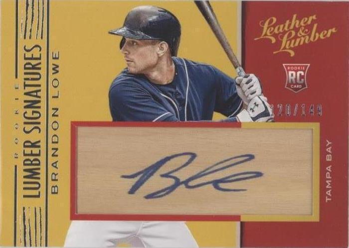 2019 Panini Leather & Lumber - Brandon Lowe #111 Rookie Signatures ...