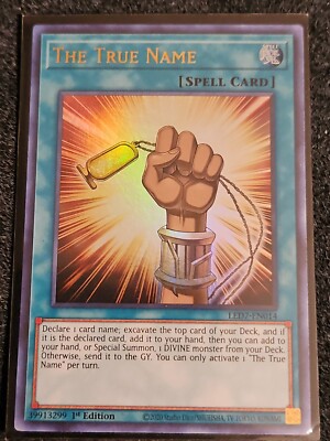 Yugioh: The True Name - LED7-EN014 - Ultra Rare - 1st Edition - Near ...