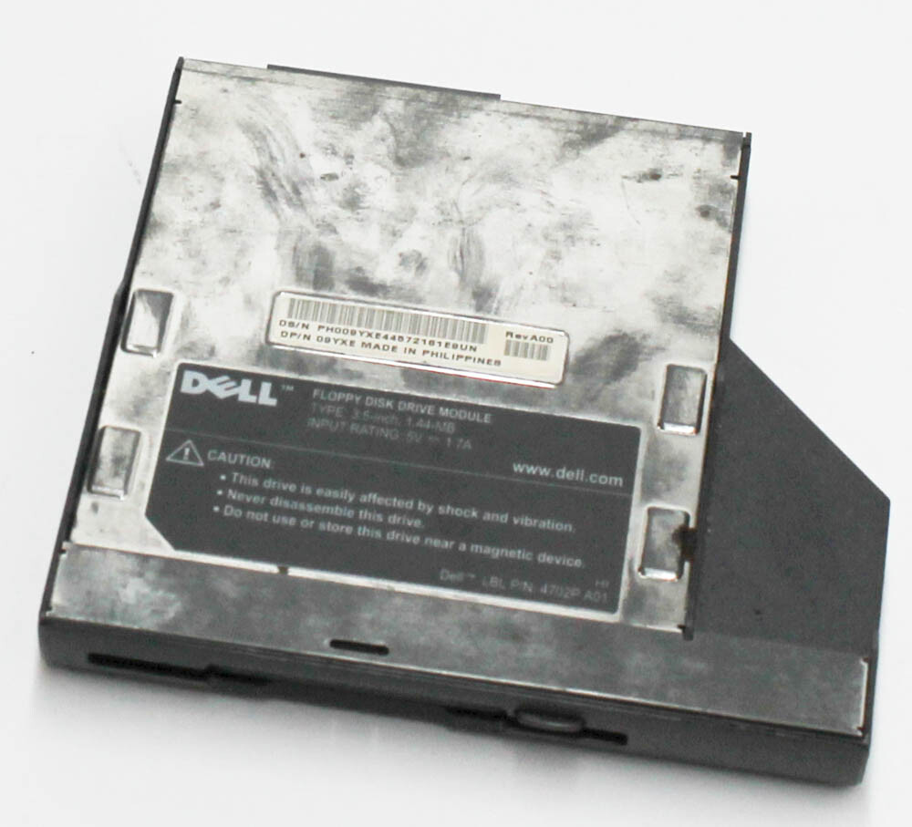 09YXE Dell Lat-insp 1.44mb 3.5in Floppy Drive Module "GRADE A" | eBay