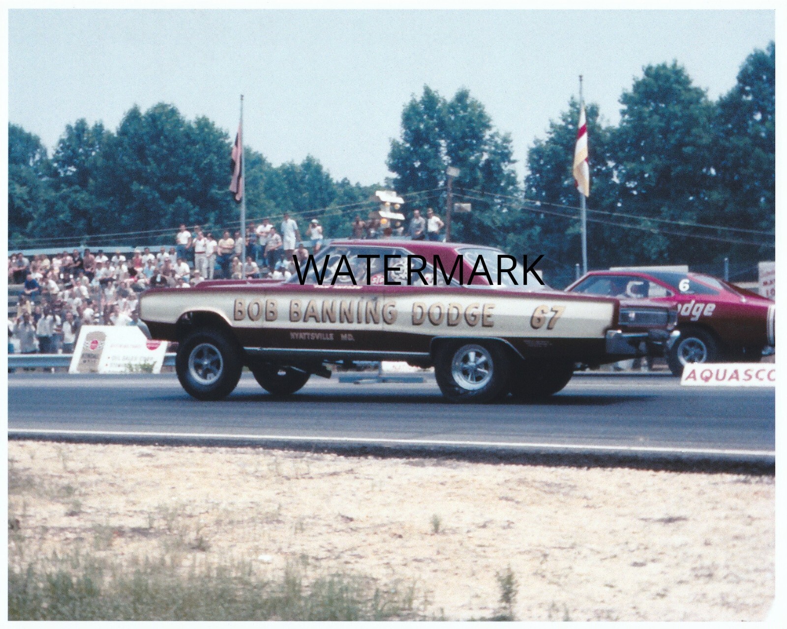 1960's Drag Racing-BOB BANNING DODGE-1967 HEMI vs Chick DeNinno-"FEVER ...