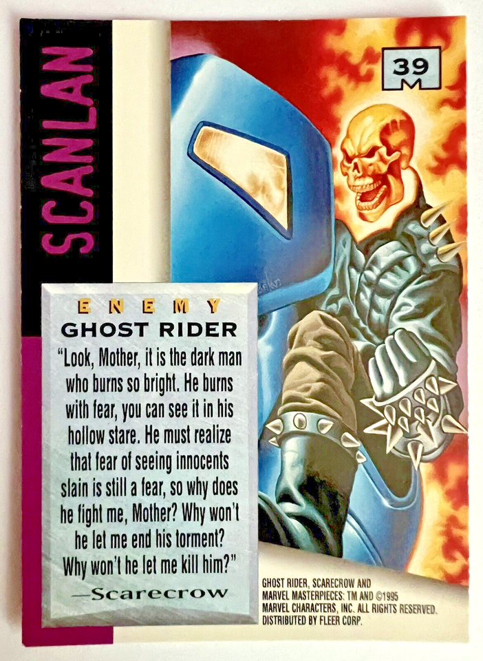 Ghost Rider #39 - Marvel Masterpieces - 1995 - Peter Scanlan | eBay