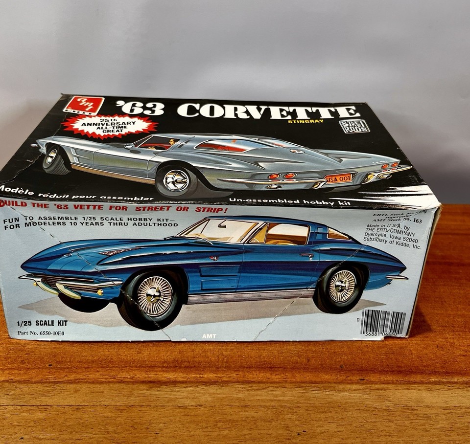 Corvette Model Kit Lot 1/25 AMT MPC Revell – 8 Kits Total – Sealed ...