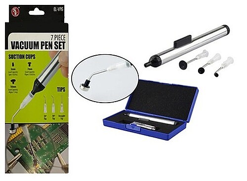 Magnifiers 7pc Vacuum Pen Set w/Interchangeable Suction Cups amp; Tips ...
