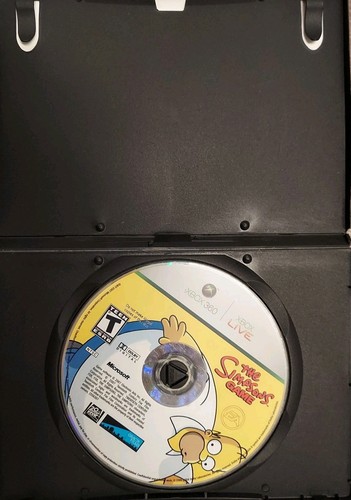The Simpsons Game Disc Only (Xbox 360) 2007 Test & Work! | eBay