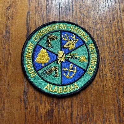 Vintage 90s USA Alabama department of conservation nature embroidered ...