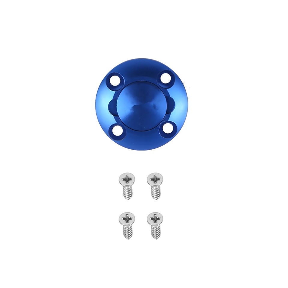 Blue Alloy Round Fuel Dot Cap Oil Tank Plug For RC Airplane Aircraft ...