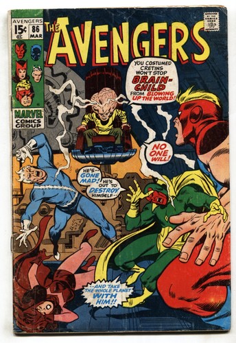 Avengers #86 Thor-Captain America-Marvel comic book | eBay