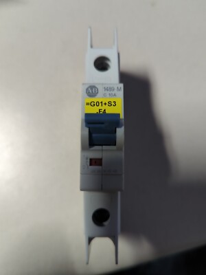 Allen Bradley 1489-M1C100 Ser D Breaker 10 Amp | eBay